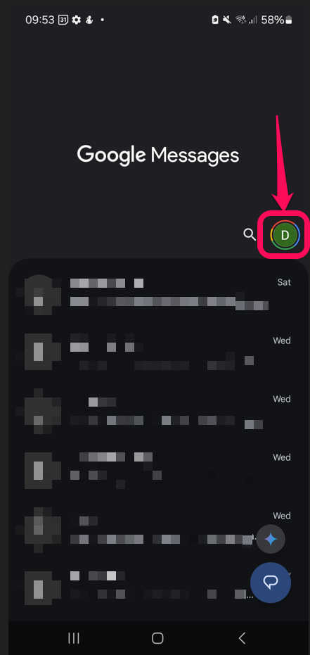 Google Messages SMS Issue