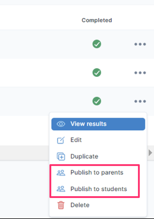 Class Assessments- Sharing class assessment results with parents ...