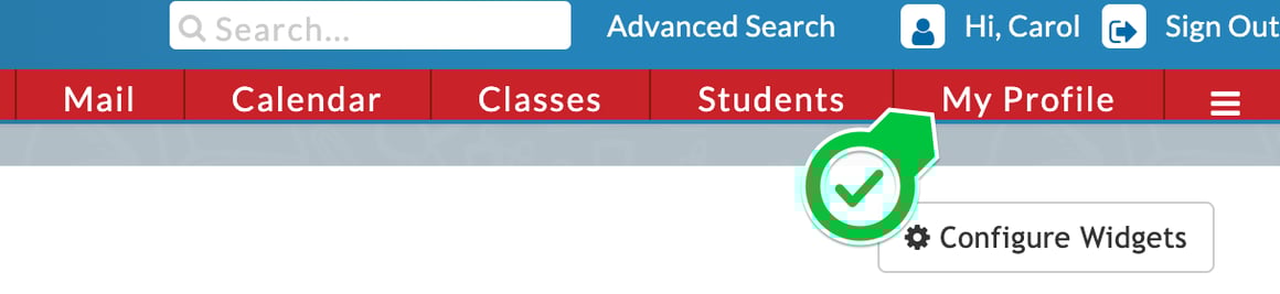 View timetable as a teacher